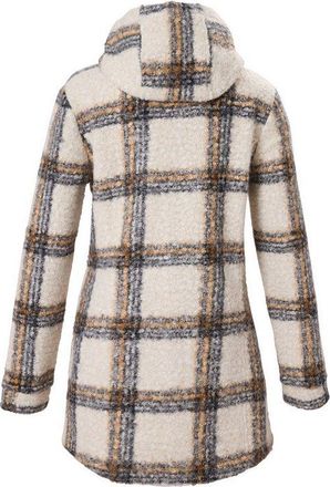 G.I.G.A. DX by killtec Strickfleecejacke GW 39 WMN KNTFLC PRK in Longform, mit 2-Wege-Rei&szlig;verschluss, kariert
