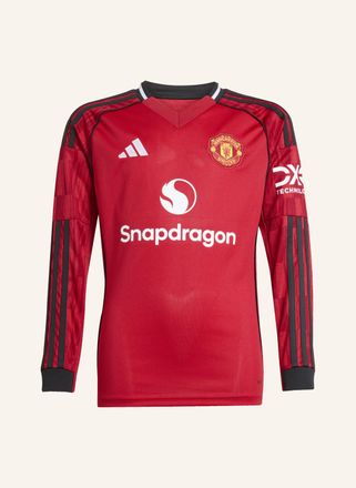 adidas Manchester United 25/26 Lang&auml;rmeliges Heimtrikot Kids rot