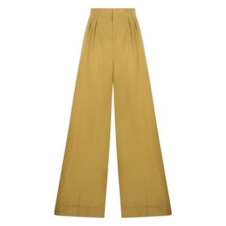 Alberta Ferretti Femme, Pantalons, Beige, Taille: 40 FR Wide Pantalons
