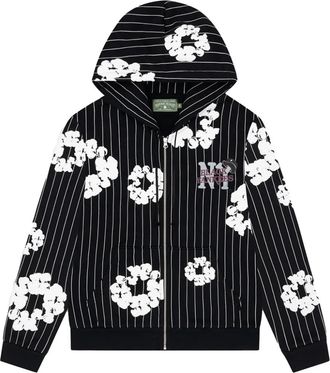 Denim Tears sweat &agrave; fines rayures - Noir