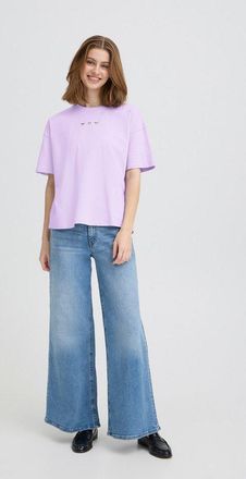 Ichi T-Shirt Kurzarm-Bluse IHPETRO