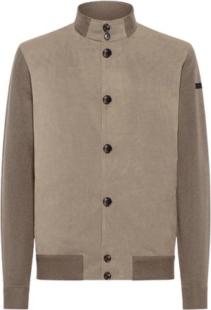 Roberto Ricci Design Rrd, Homme, Vestes, Beige, Taille: XL Veste Nabucco Val Soft Knit