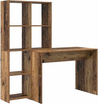 vidaXL Schreibtisch Altholz 138.5 x 55 x 143 cm Holzwerkstoff Vidaxl