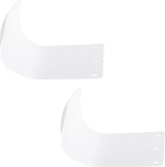 SOLUSTRE 2 St&uuml;ck Wandmontage Tropfschale f&uuml;r Schaumseifenspender Wei&szlig; Langlebige Abs Auffangbeh&auml;lter Einfach Montierbar f&uuml;r Bad K&uuml;che B&uuml;ro zur Tropfenvermeidun