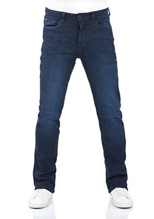 Riverso Pantalon en jean RIVFalko Bootcut Pantalon en jean basique en coton denim stretch noir bleu gris w29 w30 w31 w32 w33 w34 w36 w38, Bleu foncé denim (D2