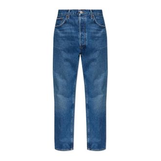 A Gold E 90s Jean Mid Rise Loose Fit - - Jeans - Herren - Blau - W31