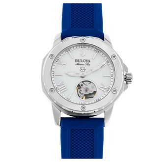 Bulova Femme, Accessoires, Bleu, Taille: ONE Size Montre automatique Marine Star