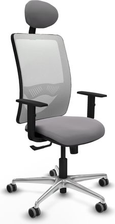 Piqueras y Crespo B&uuml;rostuhl mit verstellbaren Armlehnen Zulema, h&ouml;henverstellbare Lendenwirbelst&uuml;tze und festes Kopfteil, ausgestattet mit Sincro 3 Positionen und Schne