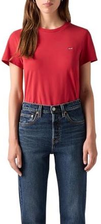 Levi's T-Shirt The Perfect Tee pour Femme, Rouge, S