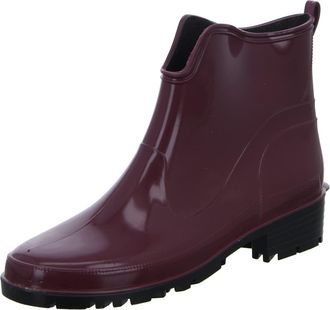 Bockstiegel Elke Gummistiefel in Übergrößen Bordeaux 10019_8 weinrot/schwarz große Damenschuhe, Größe:43