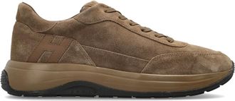 Hogan Homme, Chaussures, Brun, Taille: 42 1/2 EU Baskets en Daim