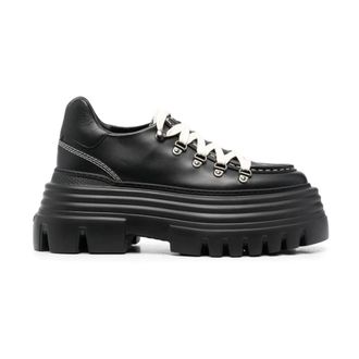 Bally Schwarze Rindsleder-Loafer- l&auml;ssige Ballerinas - - Shoes - Damen - Schwarzk - 40 EU