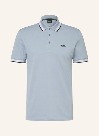 HUGO BOSS Piqu&eacute;-Poloshirt Paddy Curved Regular Fit blau