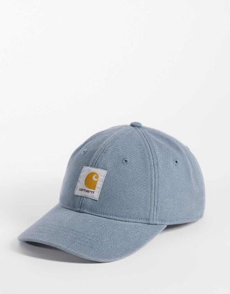 Carhartt Work in Progress Kappe aus Canvas in verwaschenem Blau