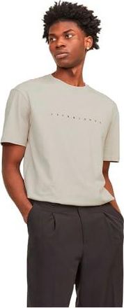 Jack & Jones Jjestar Jj Tee Ss Noos Homme Short de survêtement, Beige, L
