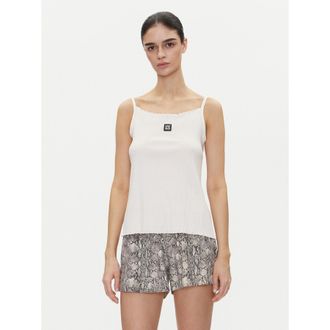 HUGO BOSS Top Rib_Vest 50540056 Écru Regular Fit