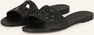 Dolce & Gabbana Pantoletten schwarz