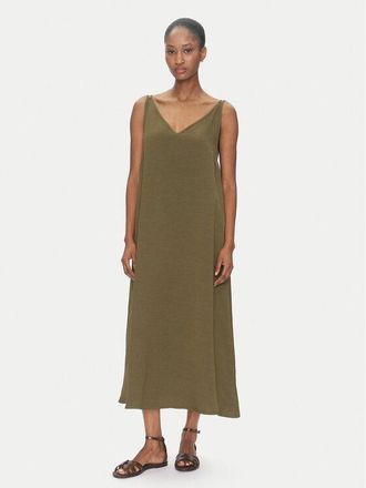 Vicolo Sommerkleid TD0758 Khakifarben Regular Fit