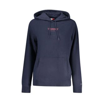Tommy Hilfiger Femme, Sweatshirts et sweats &agrave; capuche, Bleu, Taille: 38 FR SweaT-shirt &agrave; capuche