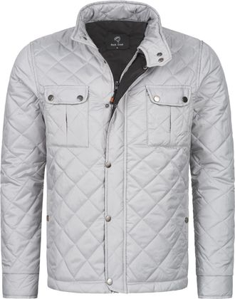 Rock Creek Herren Steppjacke &Uuml;bergangsjacke Leicht Herrenjacke M&auml;nner Jacken Stepp Jacken mit Kapuze Daunenjacke Thremojacke H-347 Grau 2XL