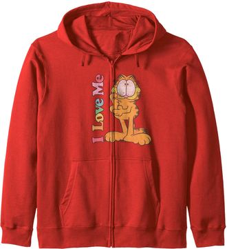 Garfield Valentines Day I Love Me Distressed Poster Kapuzenjacke