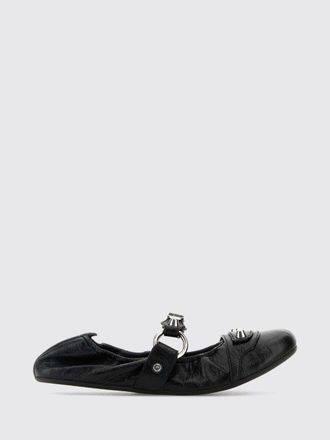 Balenciaga Ballerines City en cuir dagneau Arena avec clous et anneaux