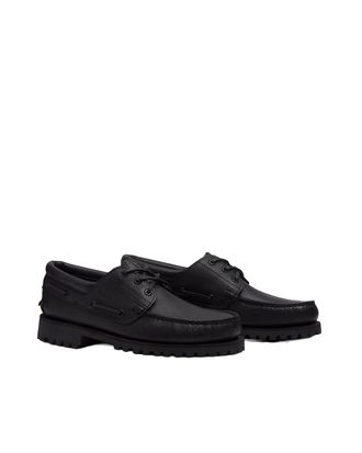 Timberland Mens Boat Shoes Velvet Blue Leather
