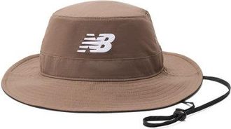 New Balance Unisex 47 Bucket Hat in Braun/Wei&szlig;, Nylon, Gr&ouml;&szlig;e OSZ