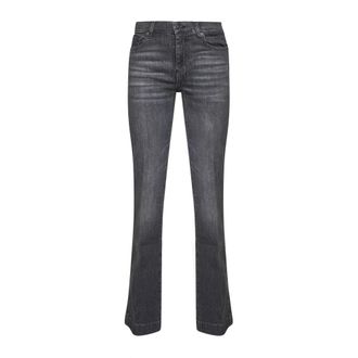 7 For All Mankind Slim Illusion Dojo - - Jeans - Damen - Schwarzk - W27