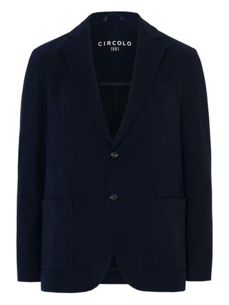 Circolo 1901 blazer à poches plaquées - Bleu
