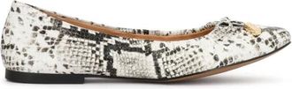 Kazar Femme, Chaussures, Blanc, Taille: 40 EU Ballerines en cuir gaufr&eacute;