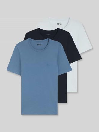 HUGO BOSS Slim Fit T-Shirts aus reiner Baumwolle im 3er-Pack