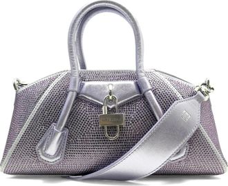 Givenchy Crossbody Bags - NEUE GIVENCHY STRETCH STRASS MINI SCHULTERTASCHE B - Gr. unisize - in Lila - f&uuml;r Damen