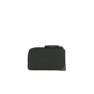 Emporio Armani Homme, Accessoires, Noir, Taille: ONE Size Porte-cartes Aigle en Relief