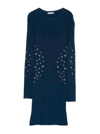 Patrizia Pepe Robe Au Genou - Bleu