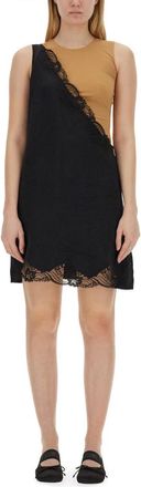 Maison Margiela Femme, Robes, Noir, Taille: 38 FR Robe Midi