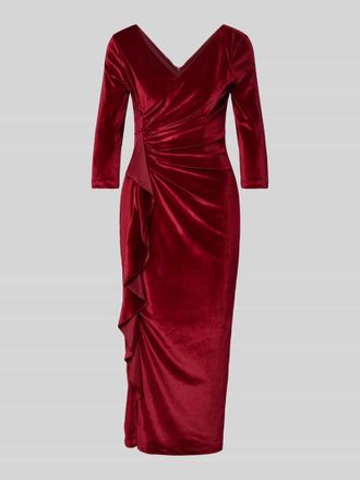 Paradi Maxikleid mit tiefem V-Ausschnitt
