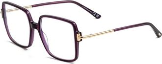 Tom Ford Femme, Accessoires, Violet, Taille: 53 MM Optical Frame