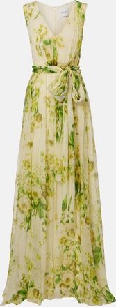 Erdem Robe midi en soie &agrave; imprim&eacute; floral