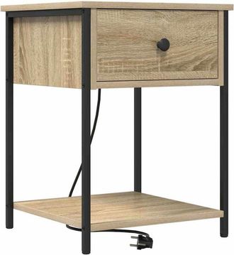 vidaXL Nachttisch Sonoma Eiche 42 x 41 x 56 cm Holzwerkstoff Vidaxl