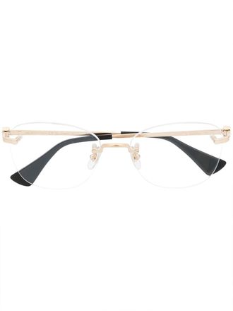 Cartier lunettes de vue &agrave; design sans monture - Or