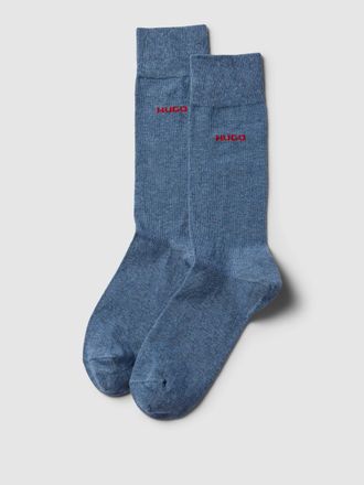 HUGO BOSS Socken mit Label-Detail im 2er-Pack