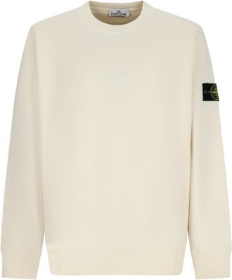 Stone Island Homme, Sweatshirts et sweats &agrave; capuche, Beige, Taille: XL Molleton de coton