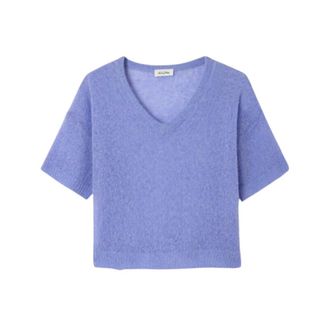 American Vintage Damen, Strickwaren, Blau, XS/SGr&ouml;&szlig;e