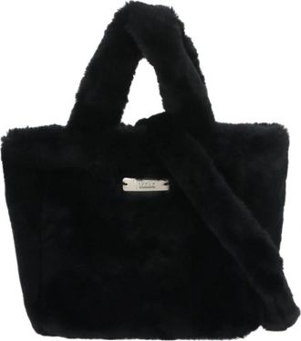 Herno Mink-Effekt Kunstpelz-Tasche - - Bags - Damen - Schwarzk - ONE SIZE