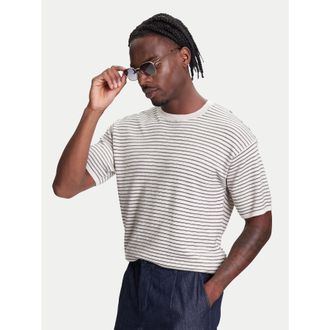 Benetton United Colors Of Benetton T-Shirt 1195K109V Beige Relaxed Fit