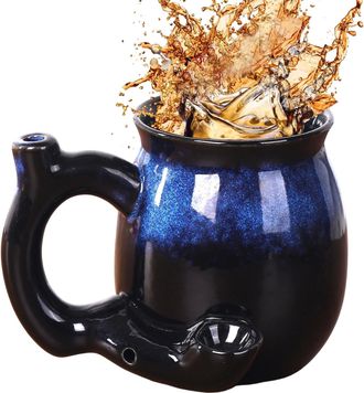Generic Kaffeetasse | 380ml Hitzebest&auml;ndig Ergonomische Griff Trinkbecher,Keramik Tassen f&uuml;r Tee | F&uuml;r Warme Kalte Saft Latte Tee Bier Whisky Cocktail Mann Mu