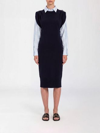 Twinset Robe Femme couleur Bleu