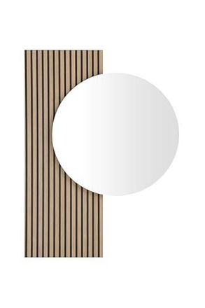 Schildmeyer Panneau de Miroir Loft en Bois 79,5 x 3 x 109 cm