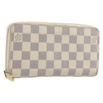 Louis Vuitton Portefeuille long Pre-owned Damier Azur - Femme - Pre-owned - Beige - Taille: ONE Size